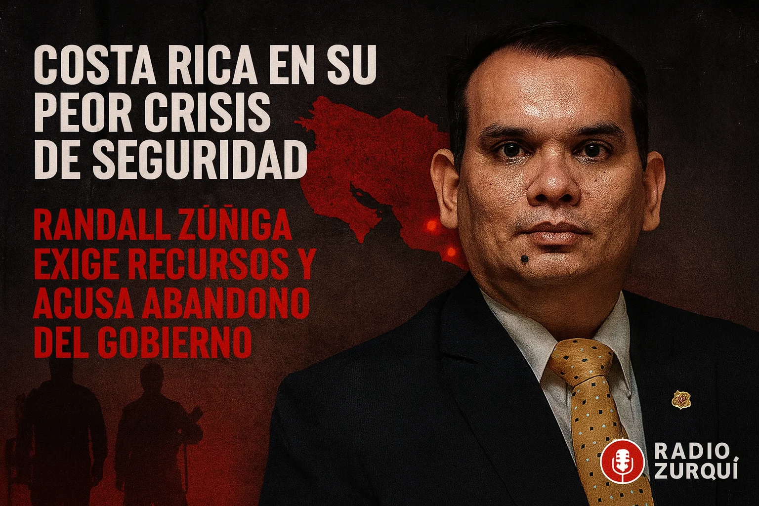 Randall Zúñiga alerta: Costa Rica vive la peor crisis de seguridad en ...