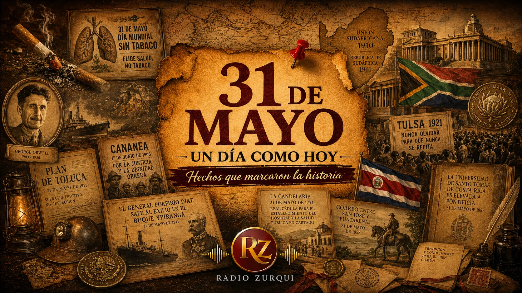 Un Día Como Hoy 31 De Mayo En La Historia — Radio Zurqui
